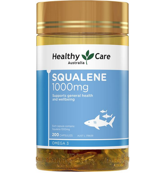 Healthy Care Squalene 1000mg 200 Capsules – Pureblue Online 网上商城
